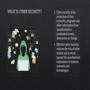 Cyber security presentation | PPTX