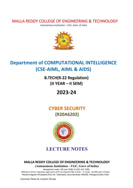 Libraries & cyber security | PPTX