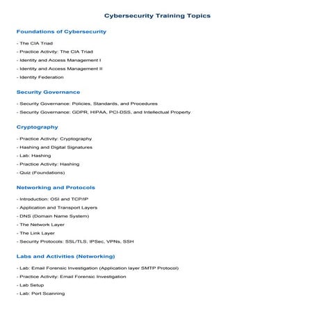 Cybersecurity_Topics AND need to focus on | PDF