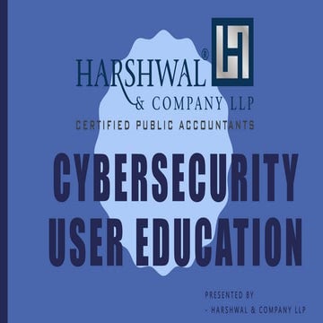 Cybersecurity User Education | PPTX