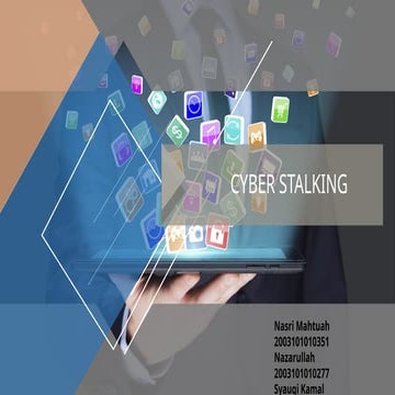 Cyber Stalking adalah suatu kejahatan dalam teknologi.pptx