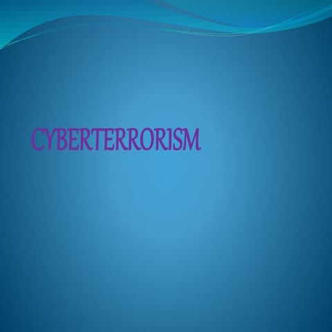 Cyber terrorism | PPT