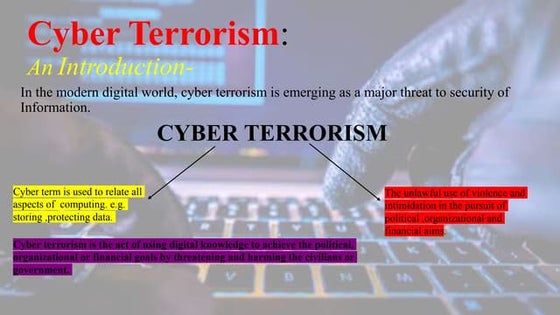 Cyberterrorism | PPTX