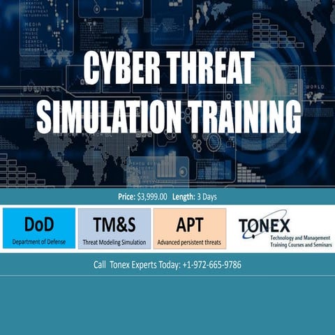 Cyber Threat Simulation Training | PPT