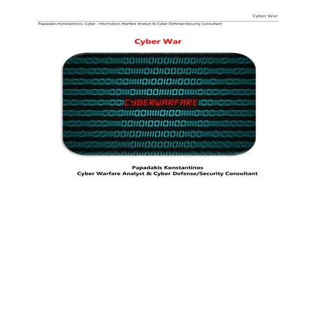 cyber warfare | PPTX