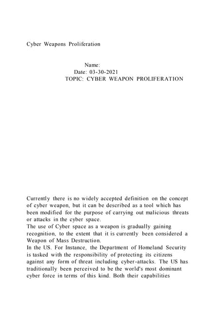 Hybrid Warfare and Hybrid Threats:Definitions and Examples | PDF