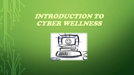 Cyber Wellness Power point slides | PPT | Crime & Harmful Acts to ...