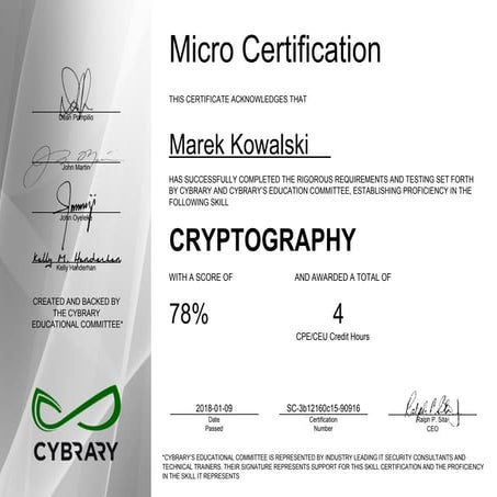 Cryptography | PDF | Education