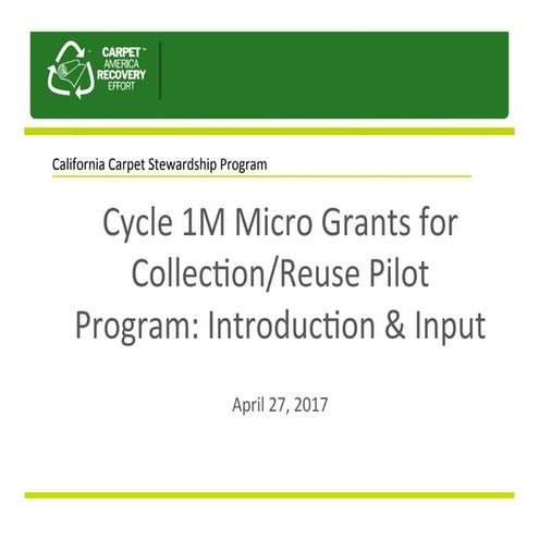 CARE Grant Cycle 2 Micro Grants Webinar | PDF