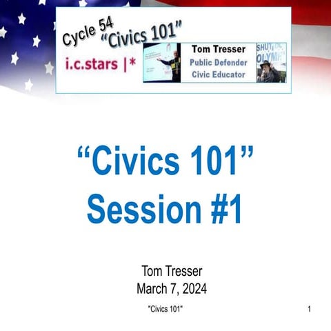 i c stars Cycle 54 "Civics 101" - Session 1 | PPT