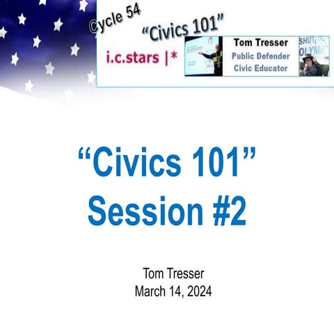 i c stars Cycle 54 "Civics 101" - Session 2 | PPT