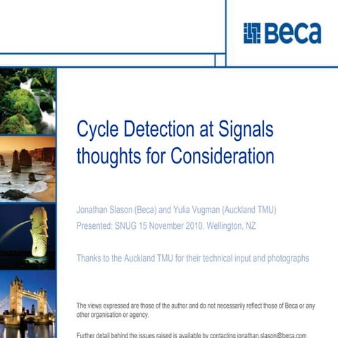 Cycle Detection At Signals | PPT