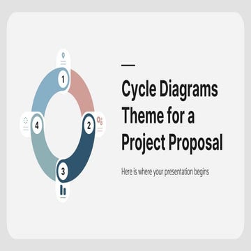 Cycle Diagrams Theme for a Business Plan | PPTX