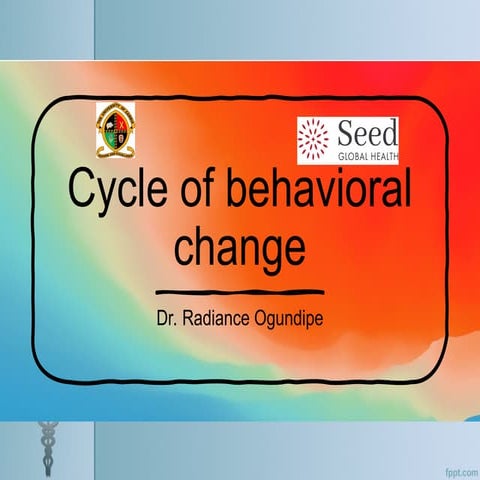 Cycle of Behavioral Change and Brief motivational interview for ...