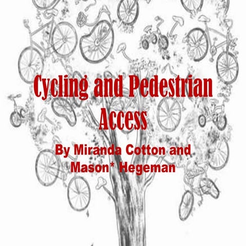 Cycling and pedestrian access | PPT