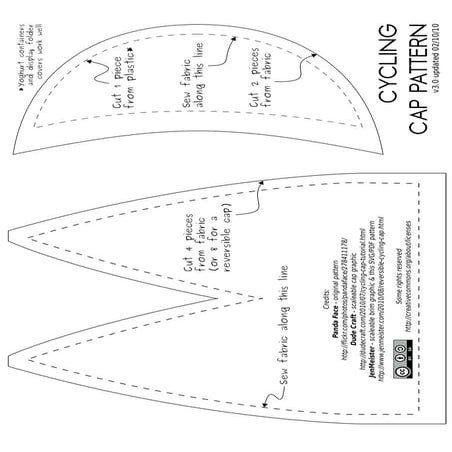 Cycling cap pattern v3 a4 | PDF