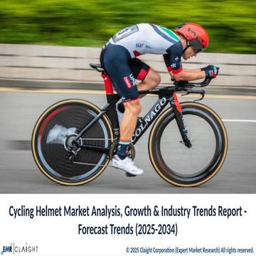 Cycling Helmet Market Share, Trends and Growth Analysis 2034 | PPTX