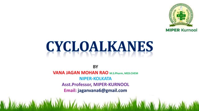 Cycloalkanes | PDF