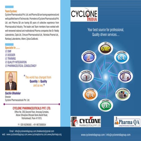 Cyclone India Group | PDF | Pharmaceutical Industry | Industries