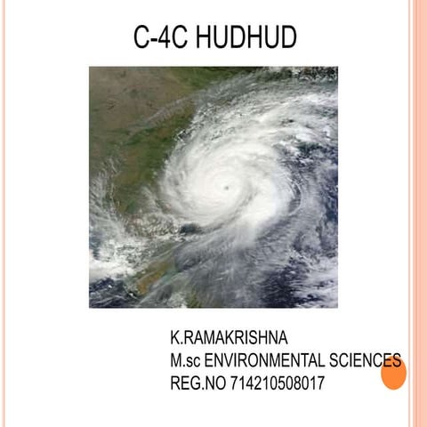 Hud hud cyclone | PPTX