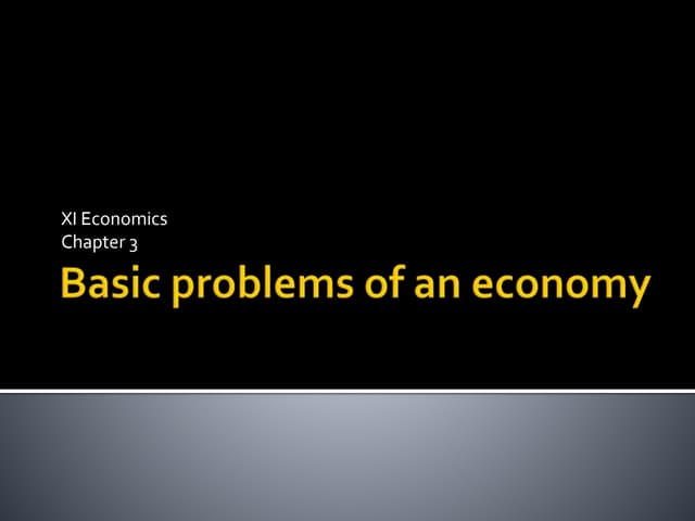 Ch. 1 micro and macro economics | PPTX