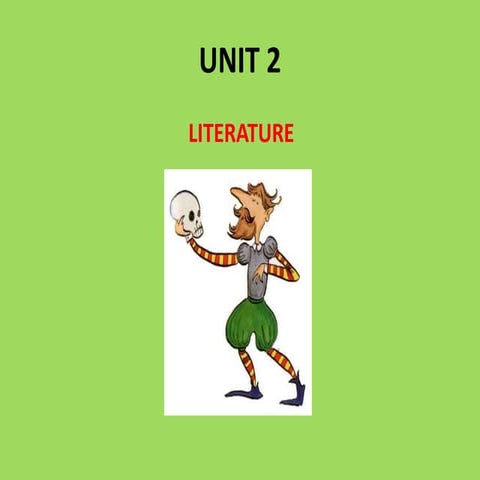 Unit 2 Literature - Interface 4th ESO | PPT