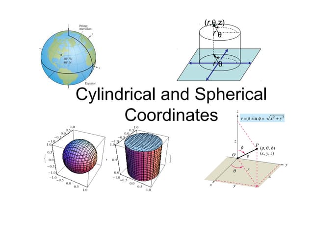 spherical coordinates system | PPT