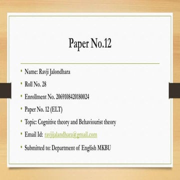 Presentation 12 | PPT