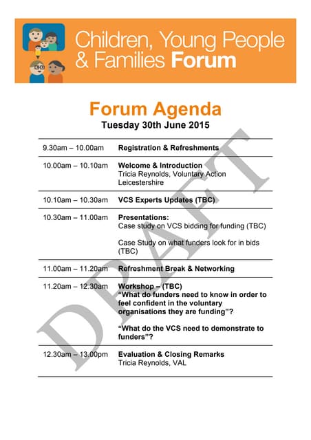 Melton forum agenda 16.09.2015