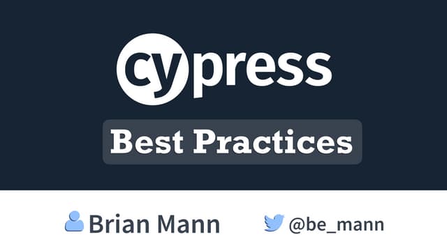 Cypress - Best Practices | PPT Cypress - Best Practices | PPT