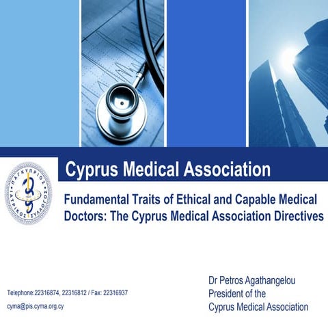 The Cyprus Medical Association Directives | PPT