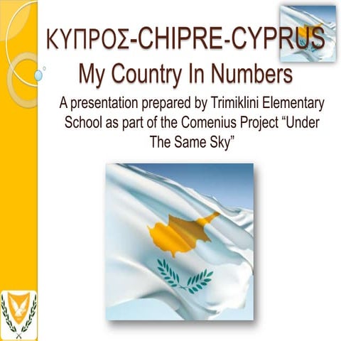 Cyprus my country in numbers | PPTX