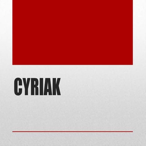 Cyriak | PPT