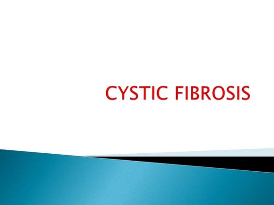 Cystic fibrosis | PPT