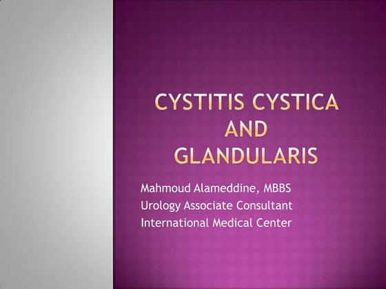 Cystitis | PPT