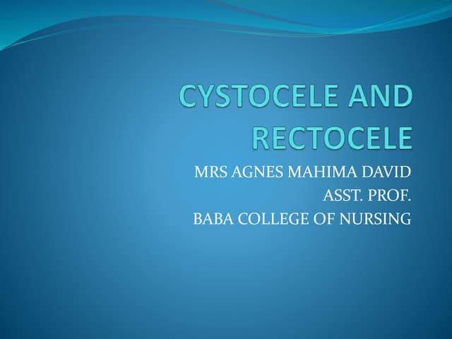 Vaginal Fistula: Causes, Symptoms, Diagnosis, and Treatment | PPTX