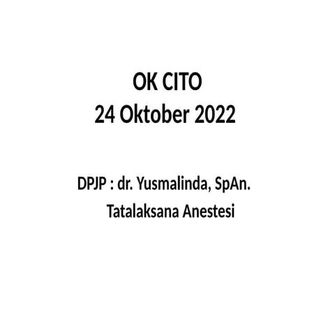 Cyto 14 Juli 2022 CITO MLM DR LINDA BHNNY | PPTX