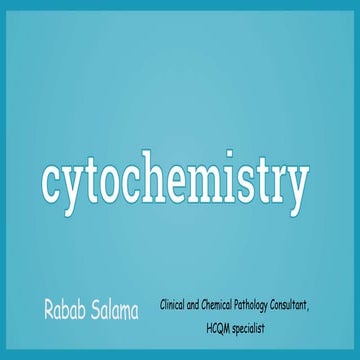 Cytochemistry ii | PDF