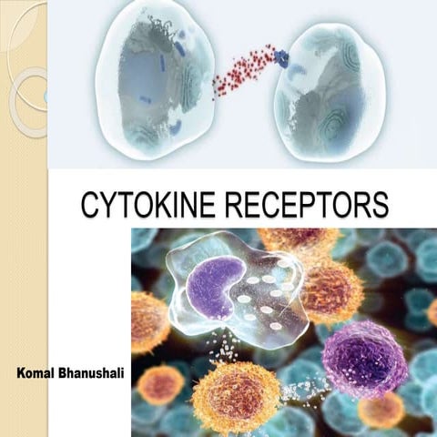 Cytokine receptors KOMAL ppt | PPTX