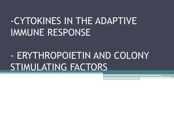 Cytokines pathway | PPT