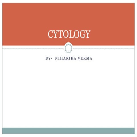 Cytology | PPT