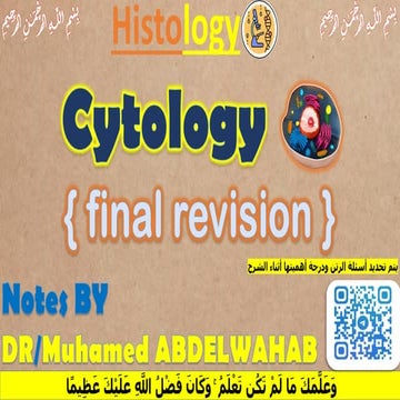 1 Cytology sheet for 1st year mbbs student.pdf