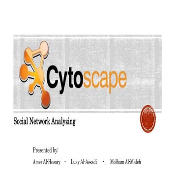 Cytoscape basic features | PPTX