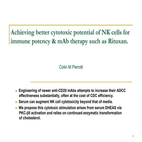 Cytotoxic Potential In M Ab Therapy | PDF