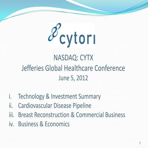 Jefferies 2012 Global Healthcare Conference | PPT