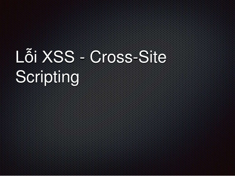 Xss