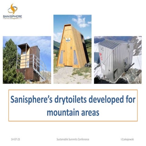 Isabelle Czekajewski - Sanisphere's Dry Toilets Developed for Mountain ...