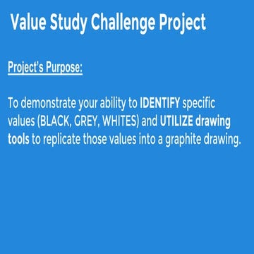Value Study Challenge Project | PPTX