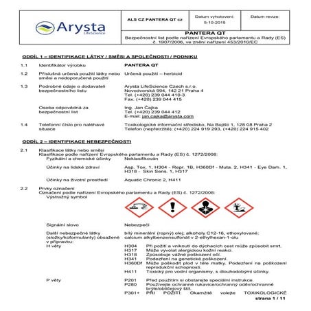 Cythrin max msds | PDF