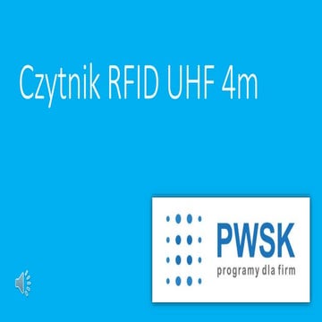 Czytnik RFID UHF 4m reader | PPT